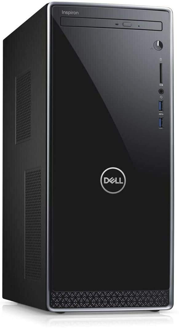 Dell Inspiron 3671 Desktop Computer, Intel Hexa-Core i5-9400 Processor, 12GB DDR4 RAM, 256GB PCIe SSD, WiFi, Bluetooth 4.0, VGA, HDMI, Black, Windows 10