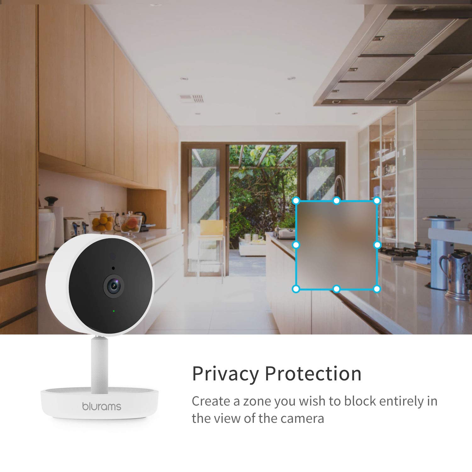 blurams 2pc Home Pro, Security Camera 1080p FHD | w/Facia Recognition, 2-Way Talk, Human/Sound Detect, Person Alert, Night Vision and Siren | Cloud/Local Storage Available, Compatible with Alexa