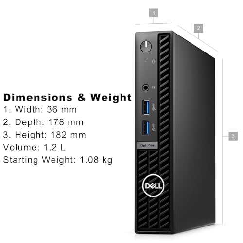 Dell Inspiron 7720 27" FHD Touchscreen All-in-One Business Desktop PC, Microsoft Office Lifetime Office & Windows 11 Pro, 13th Gen Intel 10-Core i7-1355U, 16GB RAM, 2TB SSD, GeForce MX550, Wi-Fi 6E