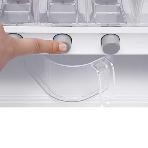 5-Grid Rice Dispenser, Dry Food Grain Dispense Wall Mounted Rice Container Kitchen Rice Storage Box Rice and Grain Storage Container Pantry Organization and Storage Suitable for Rice, Millet