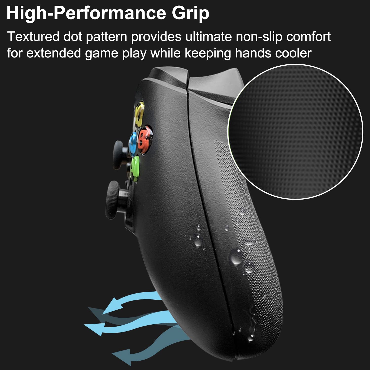ALIENERGY Wireless Performance Controller for Xbox One & Xbox Series X|S, Remappable Scuffed Paddles/Built-In Battery/Better Grip/Vibration Motors/3.5mm Audio Jack Supported (Black)