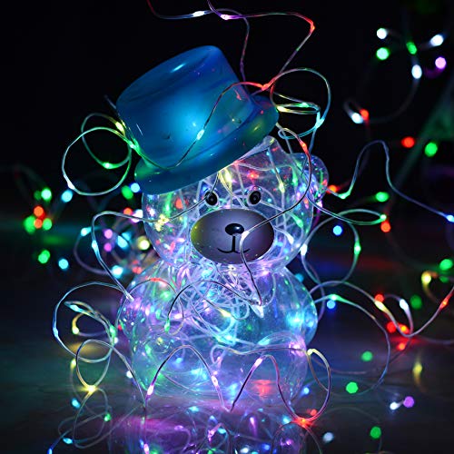 YESTORY 66Ft Plug in LED String Lights for Party Holiday Wedding Christmas Decoration