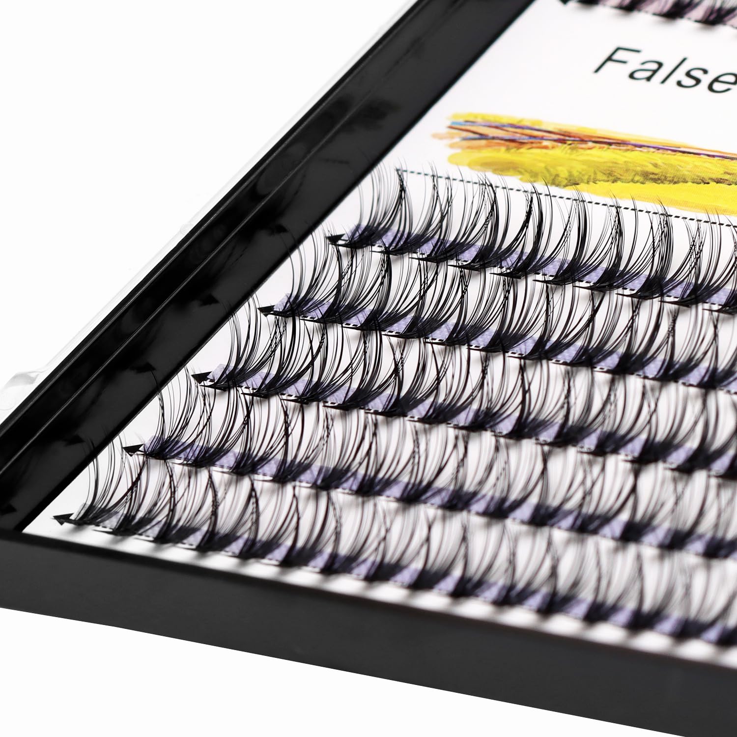 Vayator 10+12mm Mixed 12+14mm Mixed Tray Mink Eyelash Extension Natural 3D Russian Volume Faux Eyelashes Individual 20D Cluster Lashes Makeup (10mm+12mm Mixed)