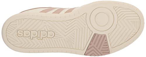 adidas Women's Hoops 3.0 Sneaker, Off White/Wonder Taupe/White, 9