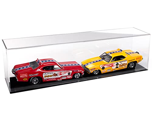 Acrylic Top Fuel Dragster Collectible Display Show Case for 1/24 Scale Model Cars by Auto World AWDC028