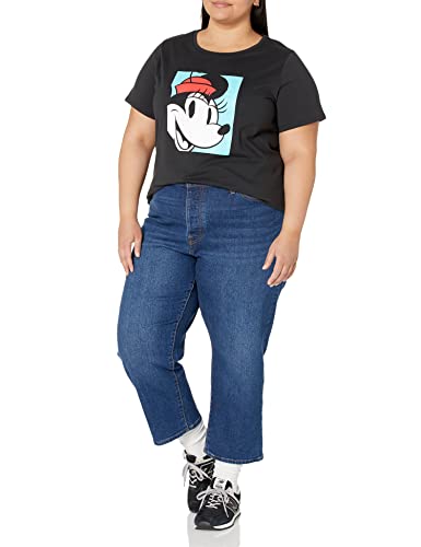 Amazon Essentials Disney | Marvel | Star Wars | Princess Women's Short-Sleeve Crew-Neck T-Shirts (Available in Plus Size), Pack of 2, Minnie and Friends, XX-Large