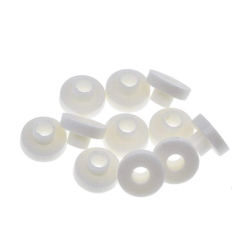 XIAOMINDIAN 100pcs Insulating Tablets Insulation Bushing Transistor Pads Circle TO-220 Insulated Cap Insulation Particle Ring for M3 Screws Screw Parts
