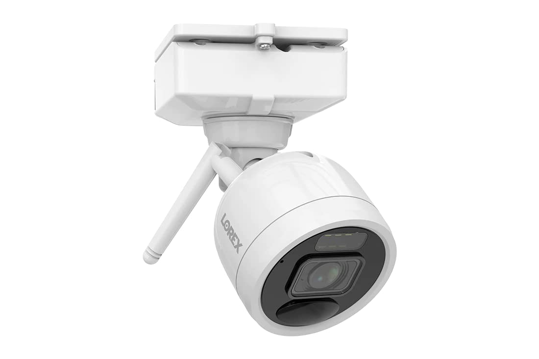 Lorex 2K Wire Free Security Camera – Outdoor & Indoor Add on Battery Operated Camera Wireless Surveillance System for Home & Business – Active Deterrence, Person Detection – Requires Base