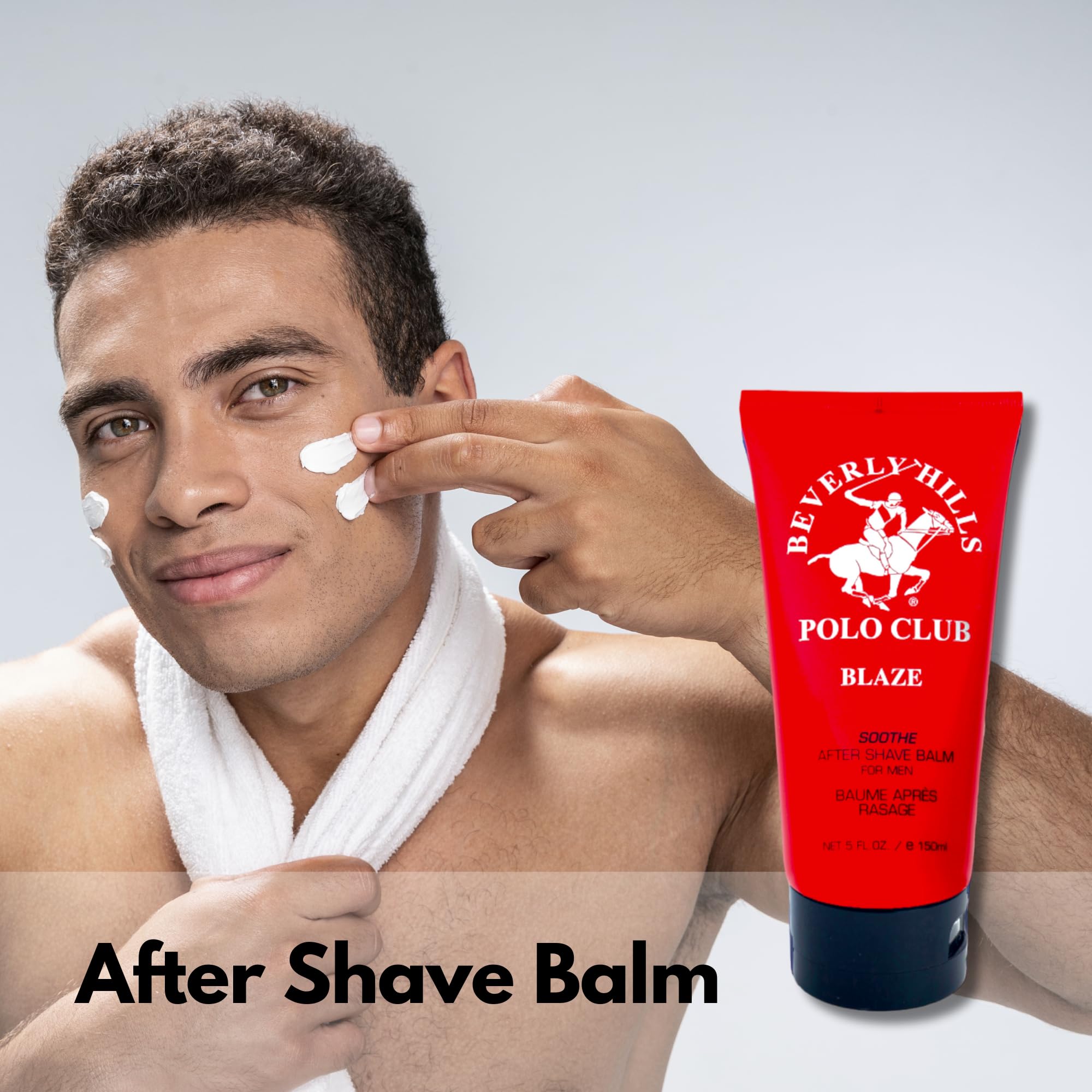 BHPC Blaze by Beverly Hills Polo Club, 5 oz After Shave Balm for Men