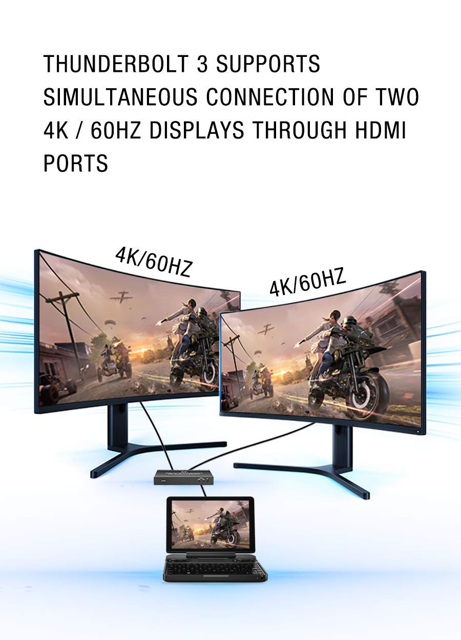 2021 New Gpd win max Mini Handheld game console for AAA Games GamePad Tablet Windows 10 Video Game Console Gameplayer 8 Inch Intel core I7-1195G7 RAM 16G ROM 1T 1280 × 800 Touch Screen Laptop