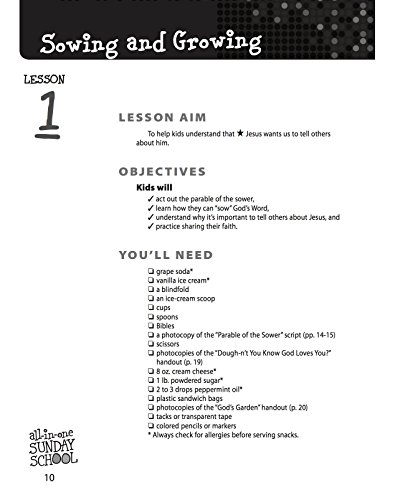 All-in-One Sunday School for Ages 4-12 (Volume 3): When you have kids of all ages in one classroom (Volume 3)