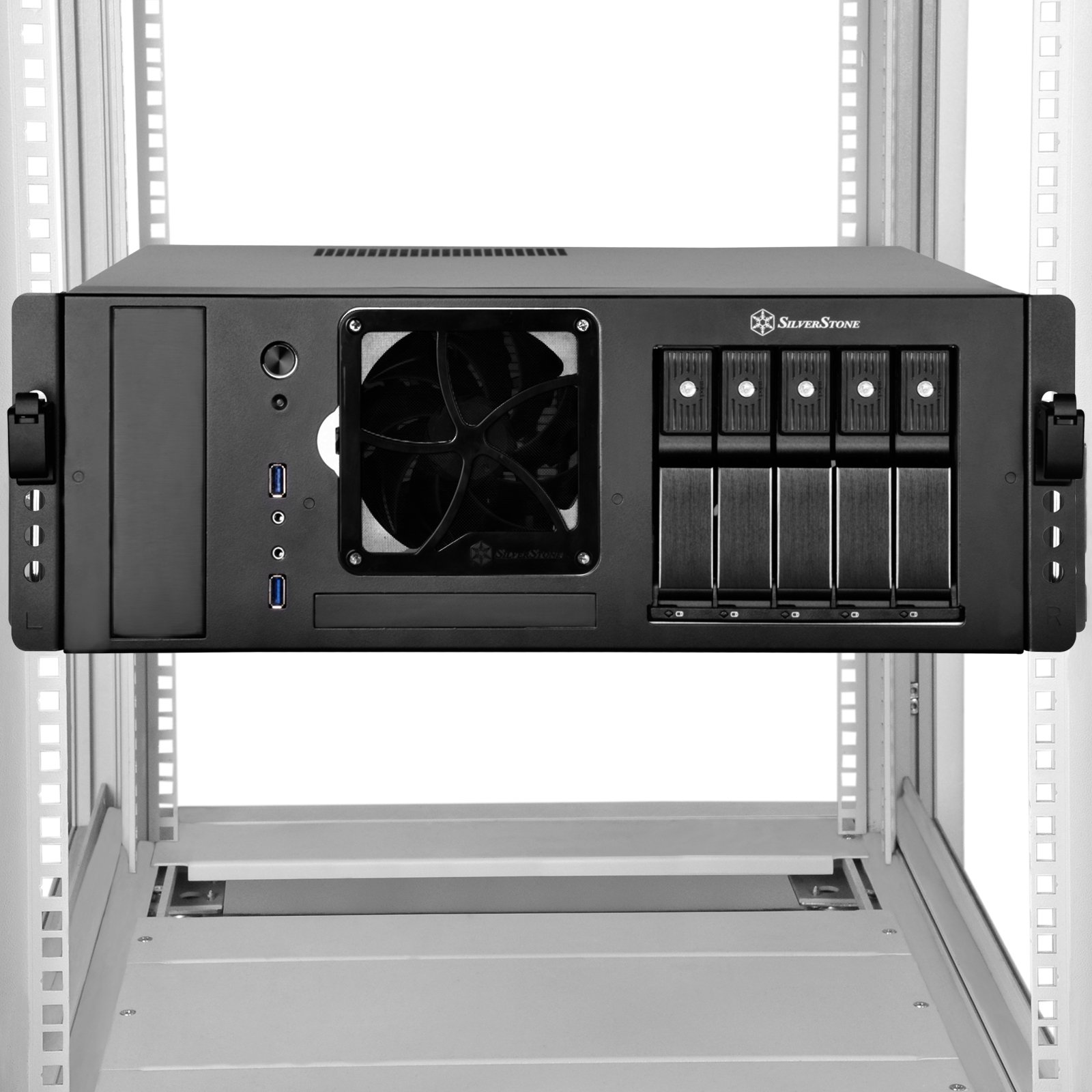 SilverStone Technology RMS05-22 Tool-Less Ball Bearing Sliding Rail kit for Silverstone RM44 / RM51 rackmount Chassis, SST-RMS05-22