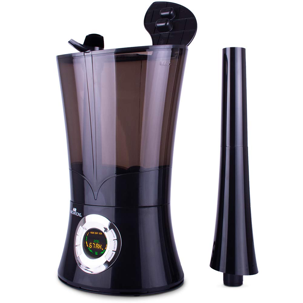 Air Innovations 1.6 Gallon Mist Humidifier, Black