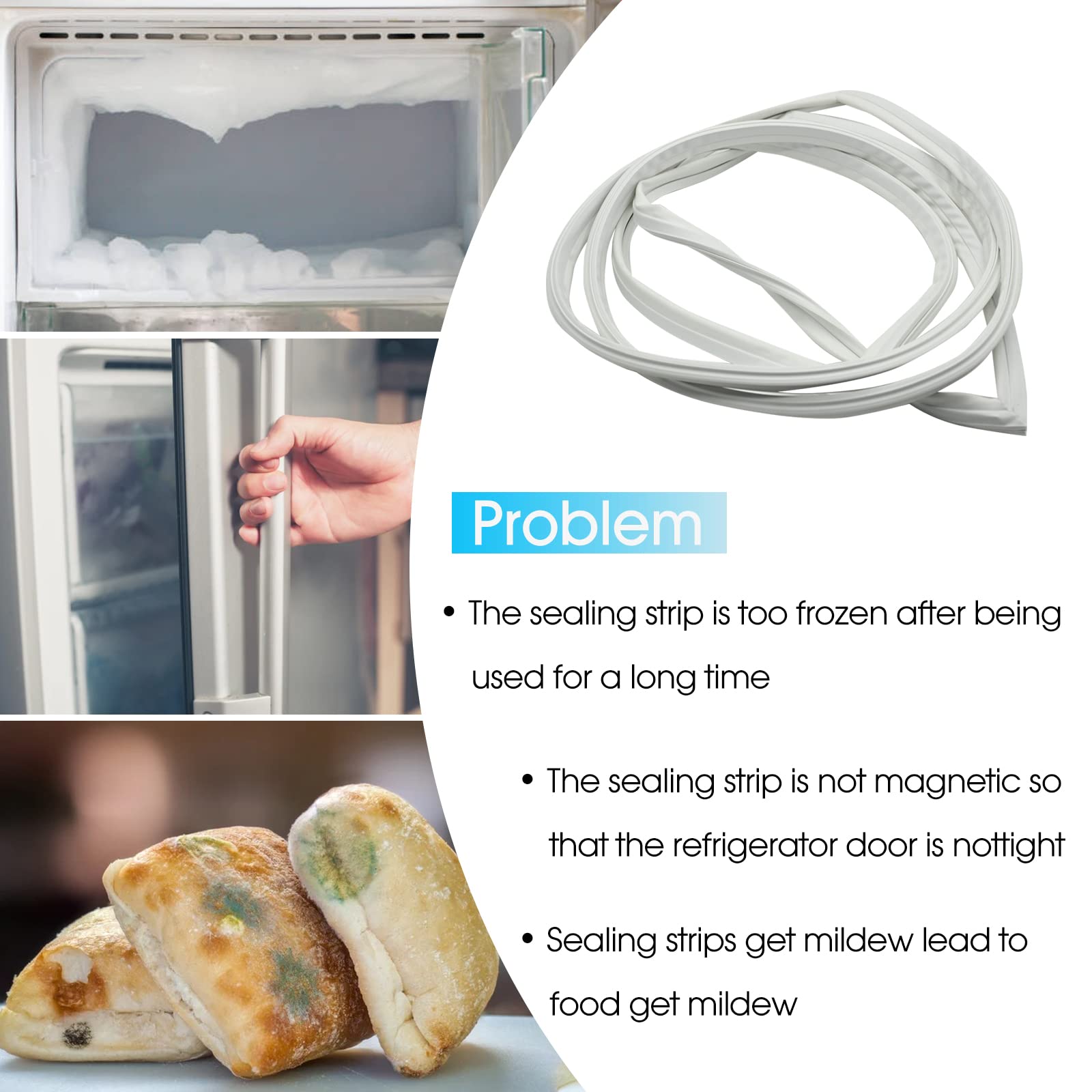 7010584 SZO584 3211080 3212110 (67 3/4" x 27 3/4")Refrigerator Door Gasket Seal Fits Sub-Zero Compatible 632-2 695-2