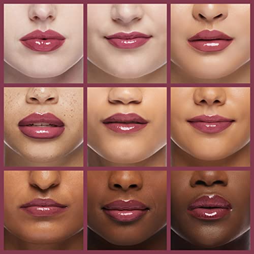 L’Oréal Paris Infallible Pro Gloss Plump Lip Gloss with Hyaluronic Acid, Long Lasting Plumping Shine, Lips Look Instantly Fuller and More Plump, True Berry, 0.21 fl. oz.
