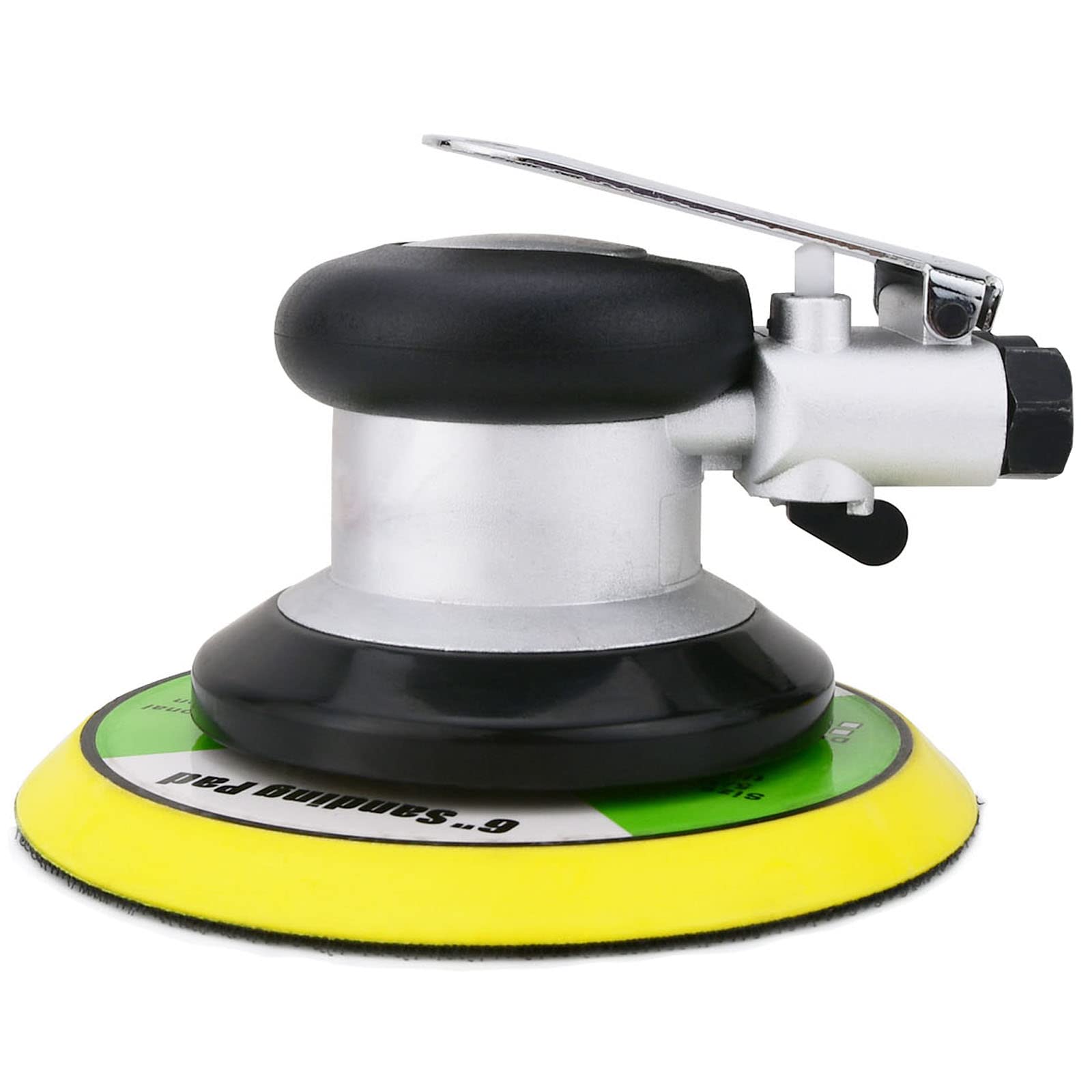 6" Air Random Orbit Sander, 12,000RPM Heavy Duty Dual Action Pneumatic Palm Sander