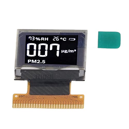 28PIN LCD Display Screen, 64x48 0.66in Clear White Displaying Bright 28PIN Organic Light Emitting Diode Display Self Illuminated 4Pcs for Maintenance