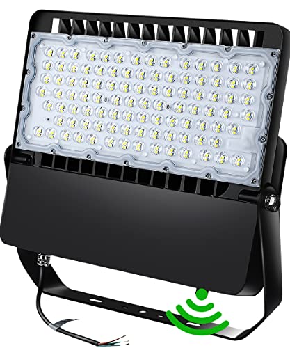 LEDMO Professional Grade LED Stadium Lights - High-Intensity Commercial Area Field Lighting for Outdoor Sports Venues, Energy-Efficient and Long-Lasting, 240W 31200LM Dusk to Dawn Photocell 5000K