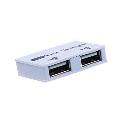 MNTT USB Splitter Charger White for Phone Tablet Computer Black Adapter Hubs(White)