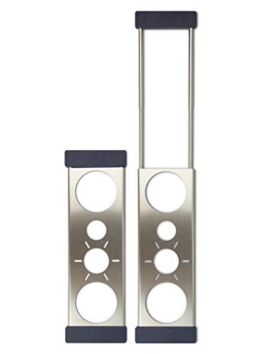 Sanni Shoo Drip.it | Multifunctional Space Saving Stainless Steel Kitchen Sink Caddy | Bottle Holder | Compatible with Sodastream Bottles for Aqua Fizz, Penguin and Other Bottles | Drainer & Organizer
