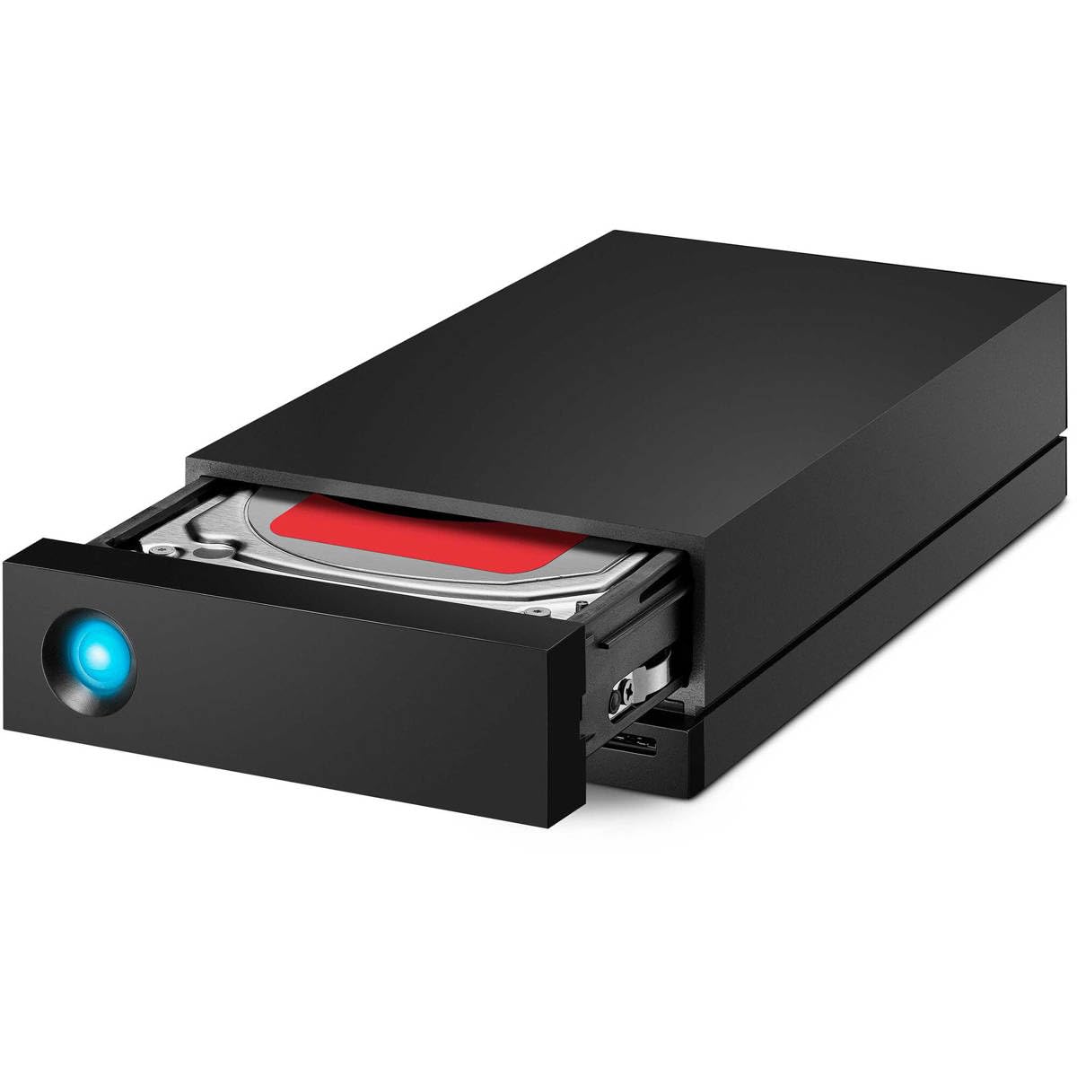 LaCie 1big Dock, 10TB, External Hard Drive, HDD Docking Station, Thunderbolt 3, 7.200 RPM, Enterprise Class Drives, for Mac and PC Desktop, 5 Year Rescue Services (STHS10000800)