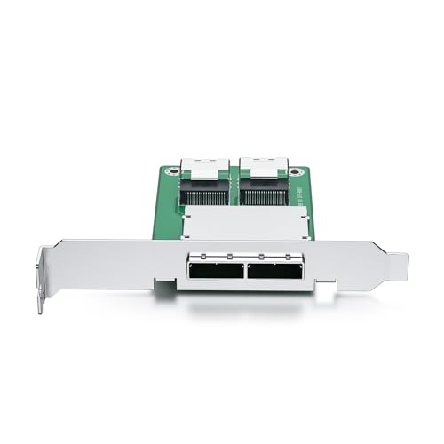 Dual Mini SAS SFF-8088 to SFF-8087 Mini SAS Adapter, with Low Profile and Full-Height Profile Bracket