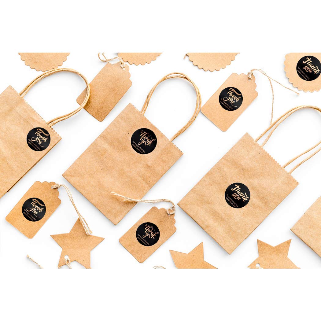2'' Thank You for Supporting My Small Business Sticker, 4 Designs / 500 Labels Per Roll.