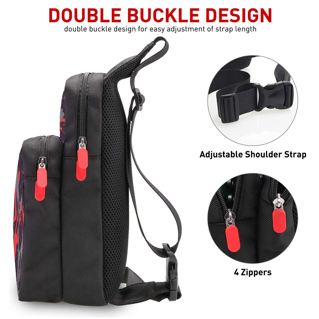 AIOMEST Travel Carry Bag for Switch, N-Switch Accessory Durable Shoulder Bag, Cross body Backpack with Breathable Mesh, Carrying Case for Game Sets