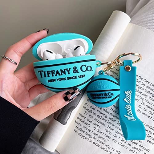 Airpod Case, Cute Cartoon Design The Silicone Protective Cover, Airpod 1/2 Protective Case, Suitable for Boys, Girls and Teenagers. (Ball)