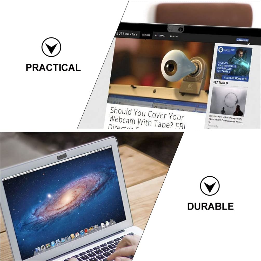 SOLUSTRE 2pcs Camera Cover Webcam Lens Cover Tablet Privacy Cover Lens Cover Slide Laptop Webcam Cover Webcam Cover for Tablet Slim Laptop Phone Webcam Cover Safety mask Ultra Thin abs