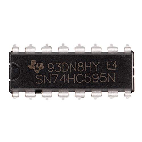 BOJACK SN74HC595N 8-Bit Counter Shift Registers 3-State Output Registers Integrated Circuits DIP-16 (Pack of 25)