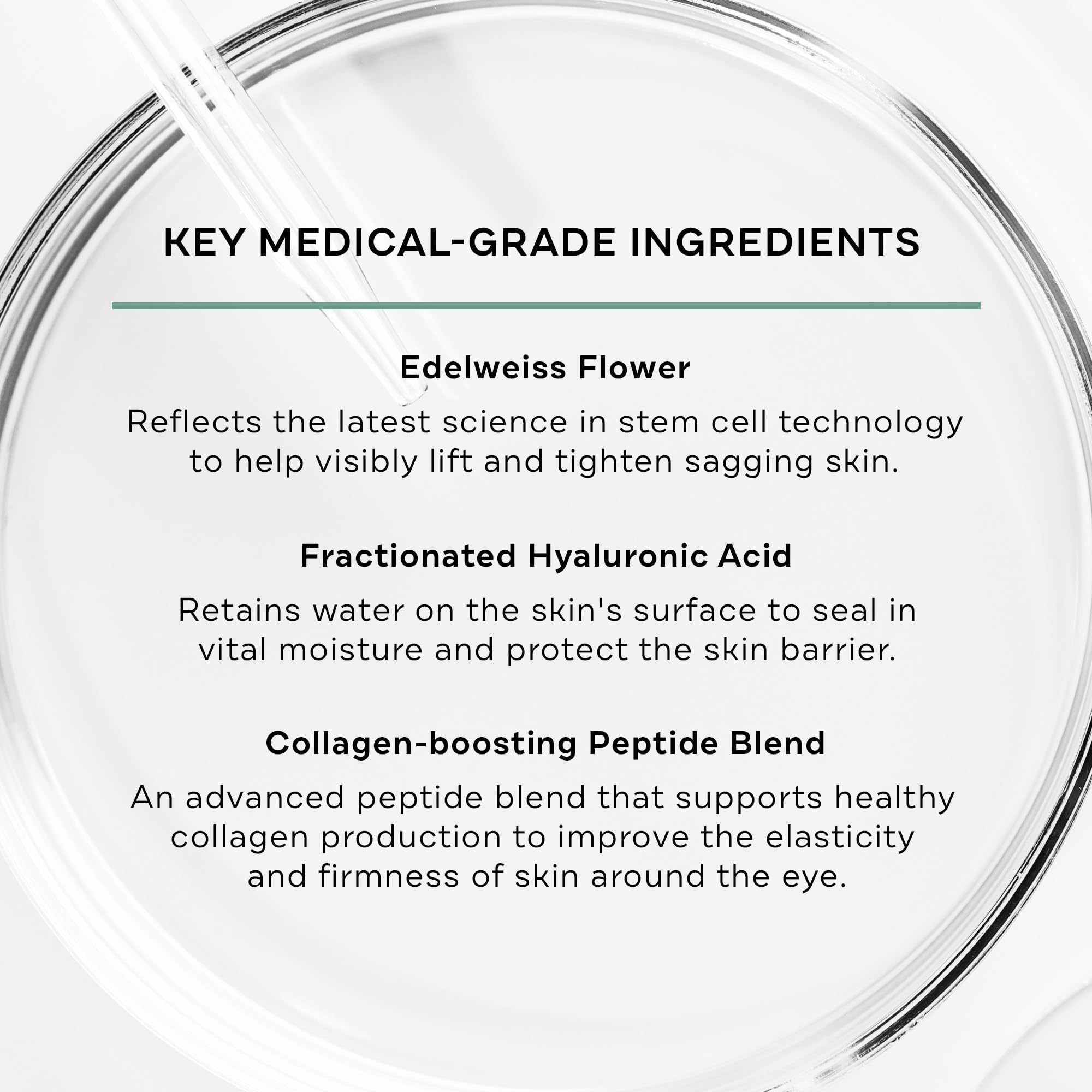 Replenix Anti-Aging Tinted Brightening Eye Cream with Medical Grade Hyaluronic Acid (8.5 ml)