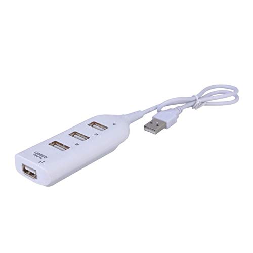 Lysee USB Cables - High Speed Micro Mini 4 Ports USB HUB 2.0 Splitter Adapter USB Cable Converters fo rLaptop PC Notebook Receiver Computer - (Color: Red, Length: 20cm)