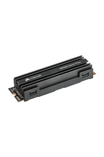 Corsair Force Series MP600 1TB Gen4 PCIe X4 NVMe M.2 SSD, Up to 4,950 MB/s (CSSD-F1000GBMP600)