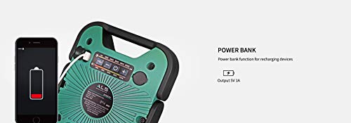 ALS Advanced Lighting Systems SPX601H-A 6000 Lumen Rechargeable LED Aluminum Work Light, with Integrated Power Bank