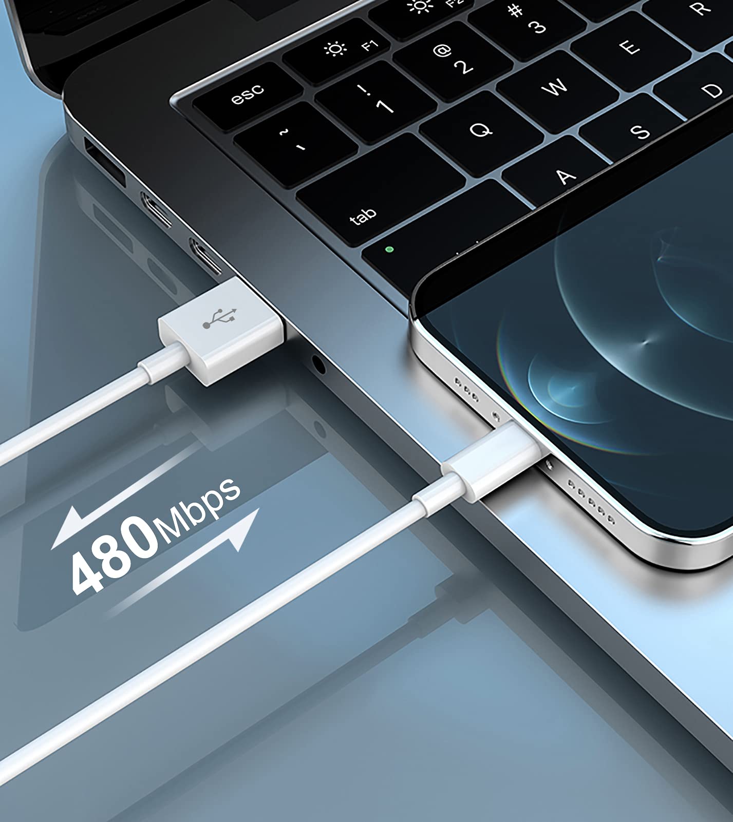Souina iPhone Charger,[MFi Certified] Lightning Cable Original 3Pack 10ft USB Power Fast Charging Data Sync Transfer Cord Compatible with iPhone14 13 12 11 Max/X/8/7/Plus/6S/6