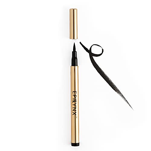 EPILYNX Long Lasting Waterproof Liquid Eyeliner with Precision Tip | Gluten and Allergen Free, Vegan Eyeliner Pencil |2mL| Black by Dr. Liia