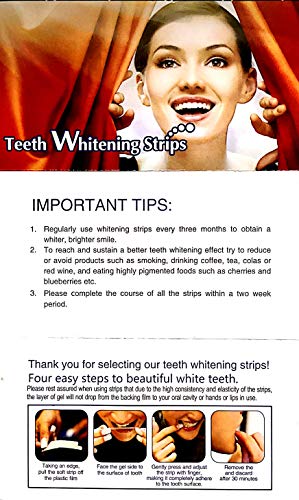 Maxlinking Advanced Teeth Whitening Strips,Gentle for Sensitive Teeth,Professional Effect to Remove Stains,Teeth Whitening for Oral Care,14 Treatment 28 Strips (14 Pairs)