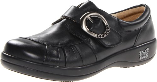 Alegria Women's Khloe Slip-On,Black Nappa,40 EU/10 M US