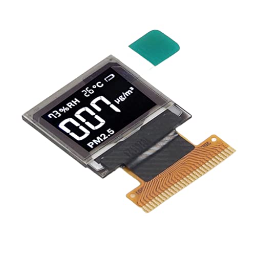 28PIN LCD Display Screen, 64x48 0.66in Clear White Displaying Bright 28PIN Organic Light Emitting Diode Display Self Illuminated 4Pcs for Maintenance