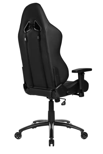 AKRacing Core Series SX Gaming Chair with High Backrest, Recliner, Swivel, Tilt, Rocker and Seat Height Adjustment Mechanisms with 5/10 Warranty - Black
