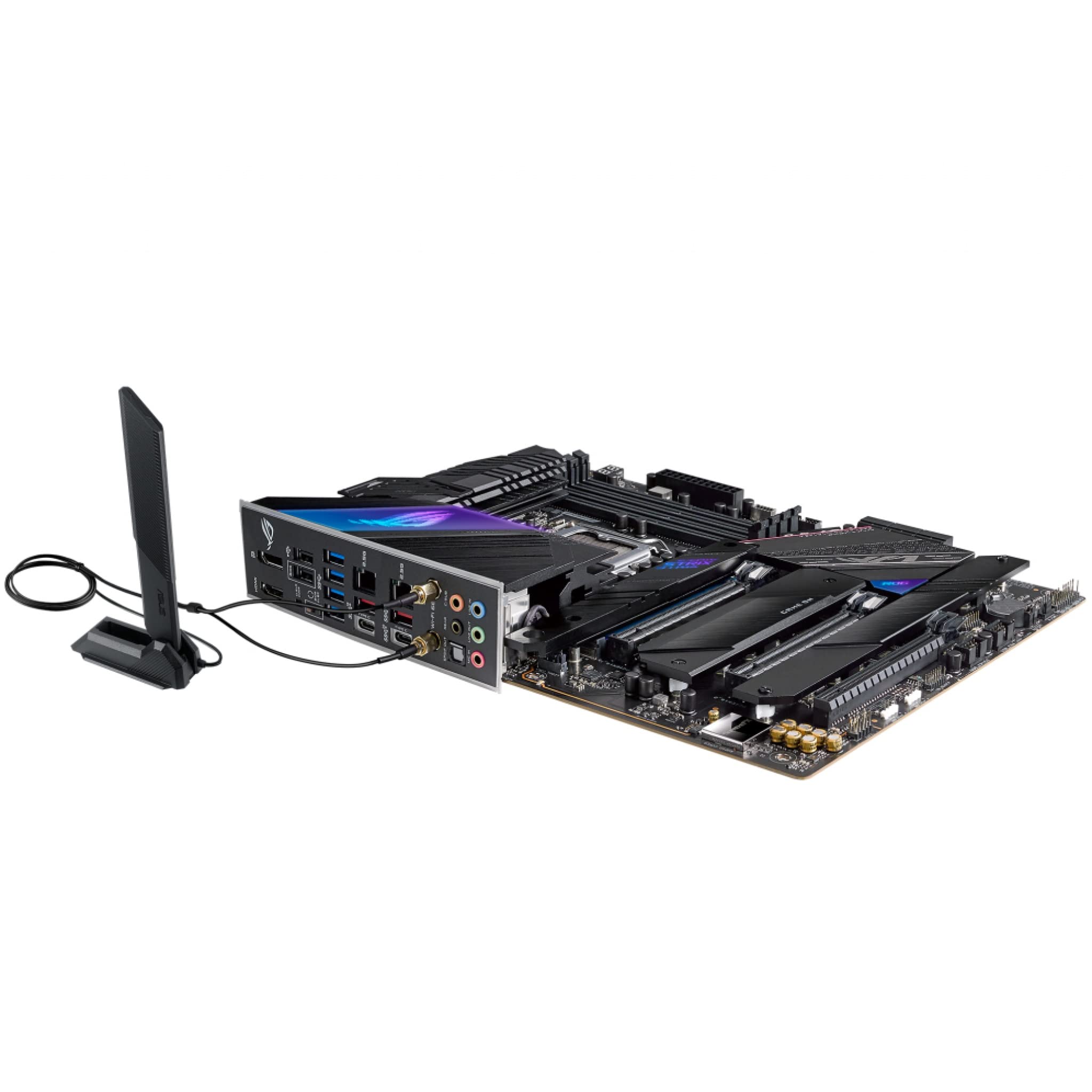 ROG Strix Z590-E Gaming WiFi 6E LGA 1200(Intel 11th/10th Gen) ATX Motherboard (PCIe 4.0, 14+2 Power Stages, DDR4 5333+, Dual Intel 2.5 Gb LAN,Thunderbolt 4, 4xM.2/NVMe SSD and Aura RGB) (Renewed)