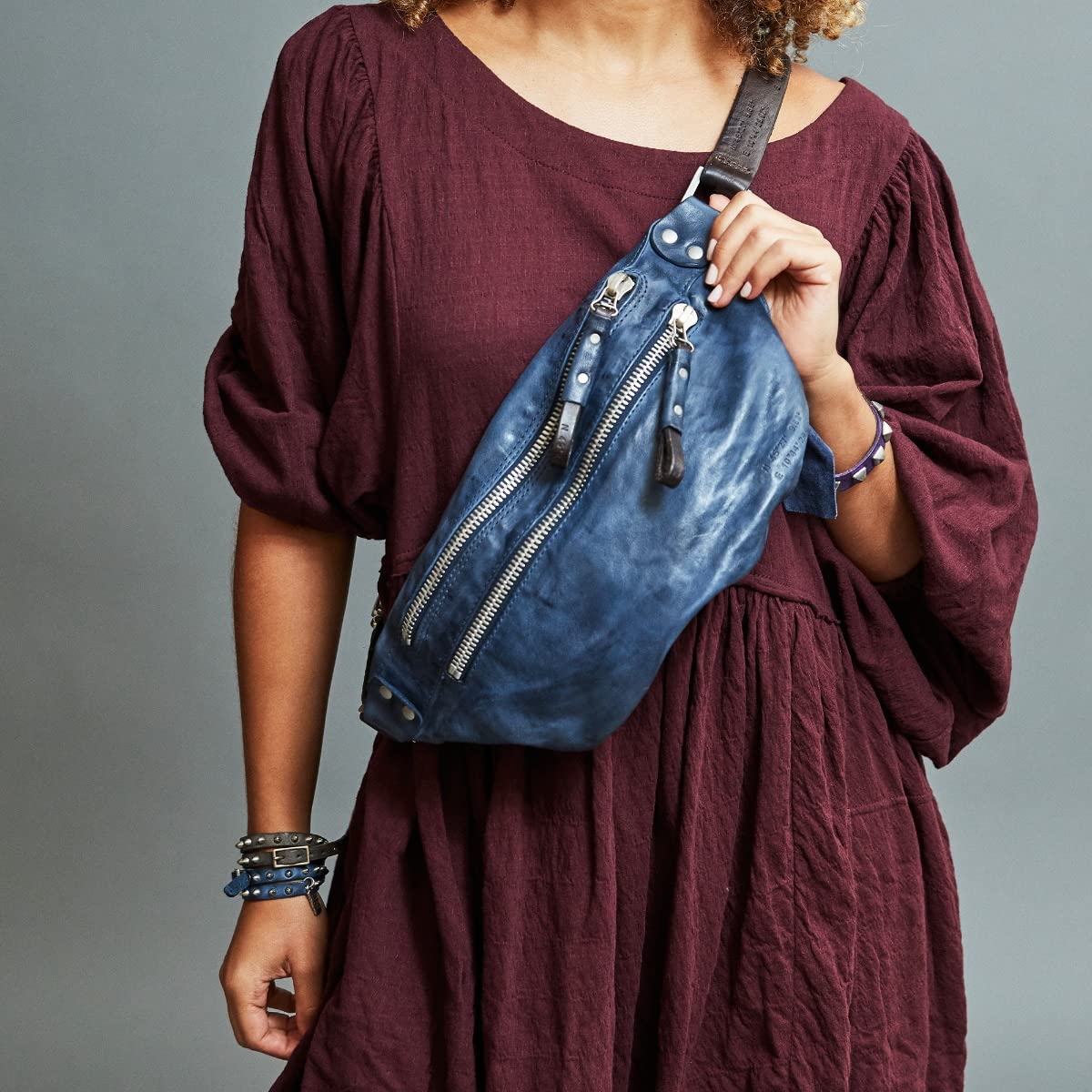 A.S.98 Hoffman Sling Women's Bags Denim