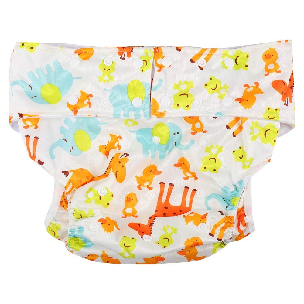 Anti-Leakage Adult Diapers, Adult Leakproof Underwear Washable Reusable Adjustable Breathable for Elderly(A51)