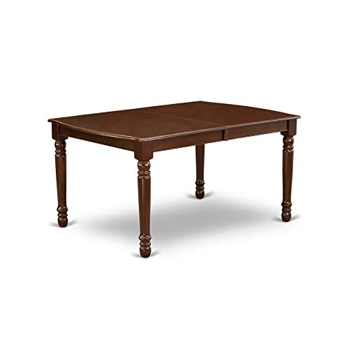 East West Furniture DONO9-MAH-C Dining Set, 9-Piece