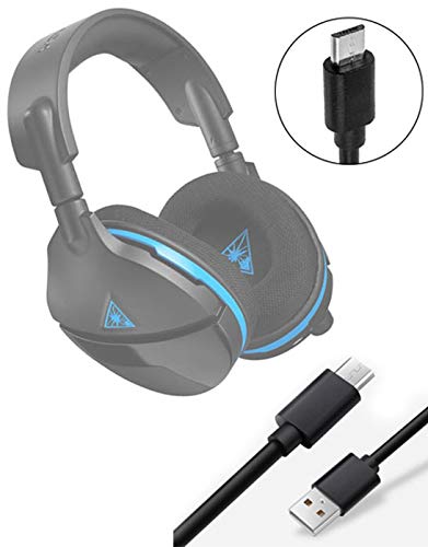 Akingdleo USB Charging Cable Compatible for Turtle Beach Headphones Stealth 420x 450 600 700 Elite 800 800X Gaming Headsets Micro USB Cable (5ft)
