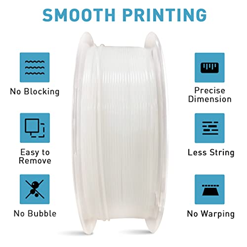 3D Printer PLA Filament Bundle 1.75mm, Glow in The Dark Rainbow Luminous 3D Printing Filament, Multicolor PLA Filament Gradient Color Change, Dimensional Accuracy +/- 0.03 mm, 1kg(2.2lbs) Spool