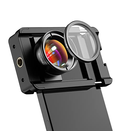 APEXEL Macro Lens Kit for Smartphone,10X Macro Lens + CPL Filter with Multi-Function Lens Clip for iPhone 14/14Pro/14Pro Max, Samsung, Android Phone (Fits for Almost All Phone), Lens Attachment.