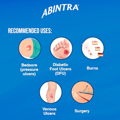 ABINTRA Specialized Wound Healing Nutritional Supplement includes L-Arginine, L-Glutamine, Whey Protein, Vitamins and Minerals, Orange Flavor, 6 Packets, 27g Each, Made in The USA