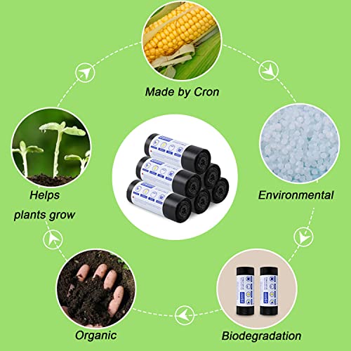 80 Counts Strong Trash Bags Garbage Bags by Teivio, Bathroom Trash Can Bin Liners, Small Plastic Bags for home office kitchen (2.6 Gallon, Clear)
